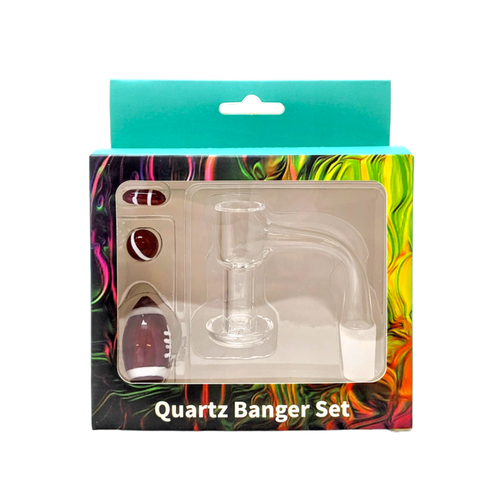 14mm Male Joint Terp Slurper Quartz Banger Football Carb Cap 3 Pc Set | Skygate Wholesale
